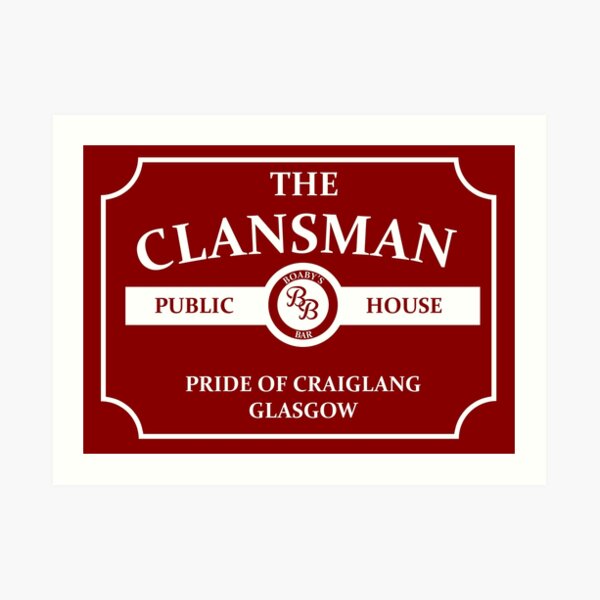 "The Clansman Pub" Art Print for Sale by GeordanUK | Redbubble