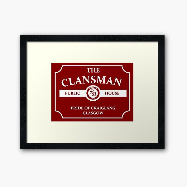 "The Clansman Pub" Framed Art Print for Sale by GeordanUK | Redbubble