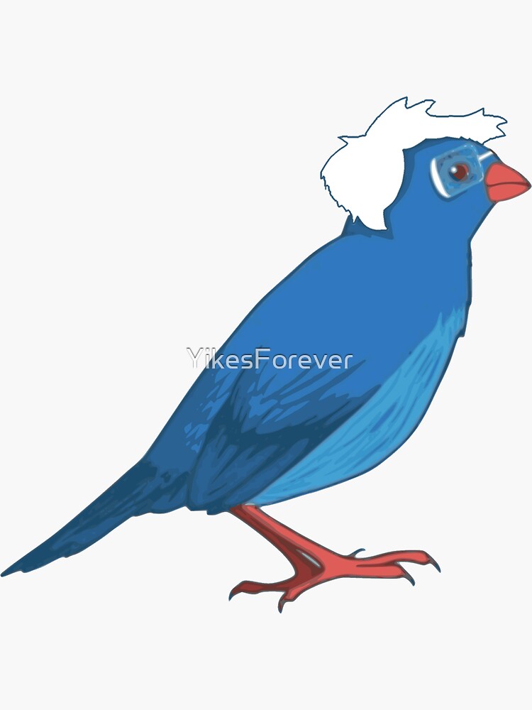 "Bernie Sanders Bird| Bernie For President| Birdie 2024" Sticker for ...