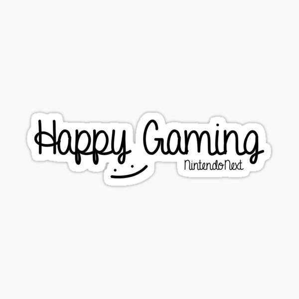 "Happy Gaming - NintendoNext" Sticker for Sale by schlaacka | Redbubble
