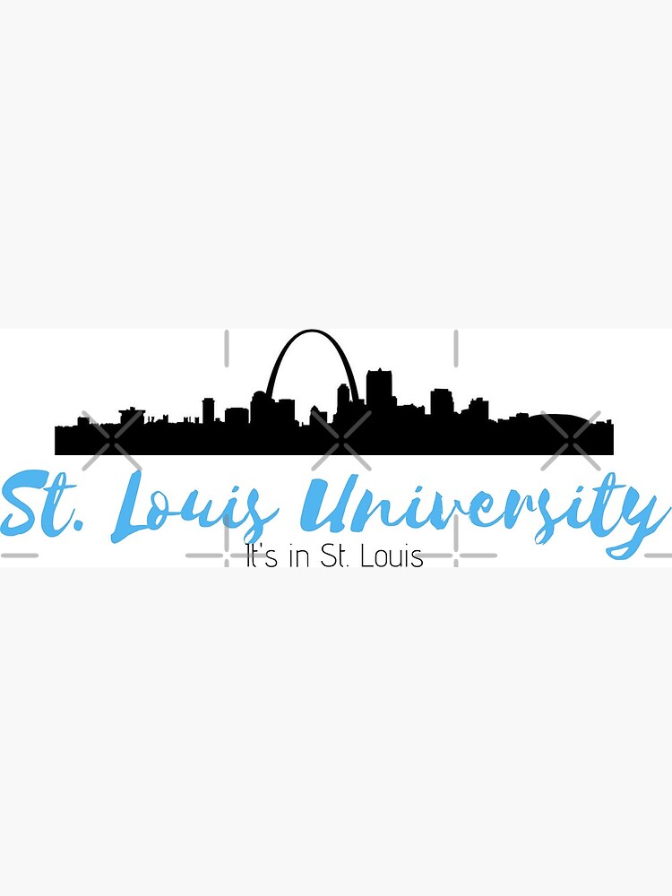"St. Louis University Sticker" Art Print by leanicolee | Redbubble