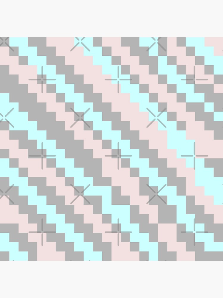 "Pixel diagonal lines" Sticker for Sale by Bee- | Redbubble