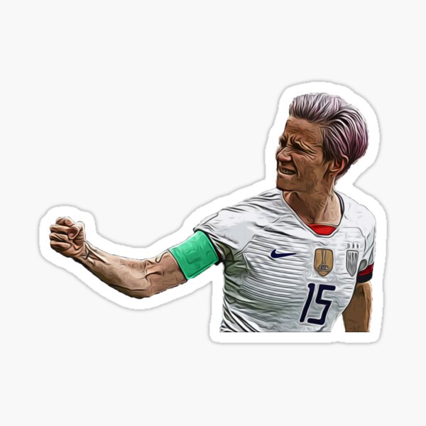 "Megan Rapinoe" Sticker by amartinezart | Redbubble