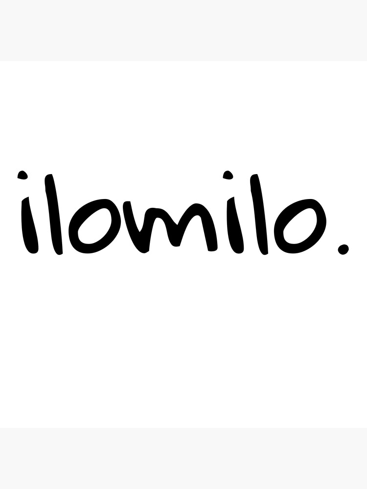 "ilomilo." Poster for Sale by minimalistworks | Redbubble