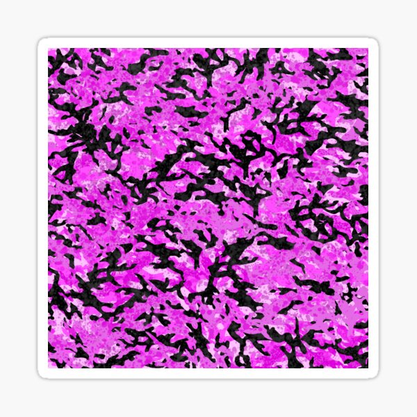 "Pink abstract camouflage." Sticker for Sale by cr6zym1nd | Redbubble