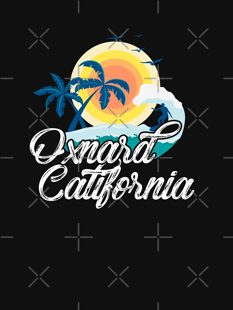 "Oxnard California - Beach Surfing Sea Waves Surf" T-shirt for Sale by ...