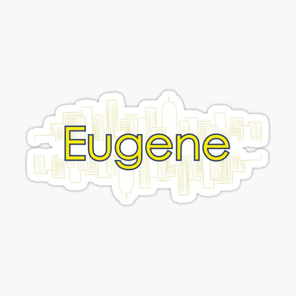 "Eugene" Sticker for Sale by oleo79 | Redbubble