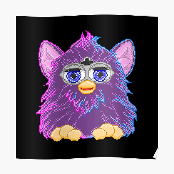 Póster «Kawaii Furby vaporwave pixel art» de Freakfla | Redbubble