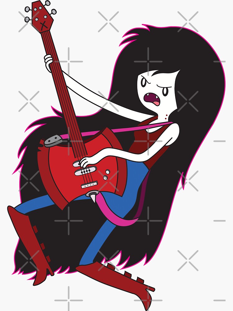 "Marceline" Sticker for Sale by plushism | Redbubble