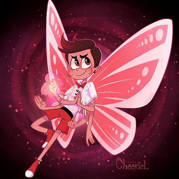 "Marco butterfly form" Sticker for Sale by Cheeriel | Redbubble