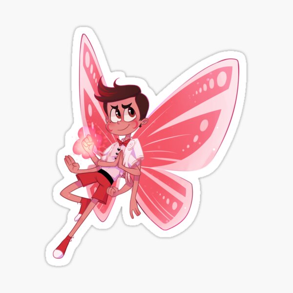 "Marco butterfly form" Sticker for Sale by Cheeriel | Redbubble