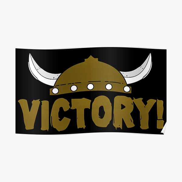"Entourage Viking Victory" Poster for Sale by OblongRainbow | Redbubble