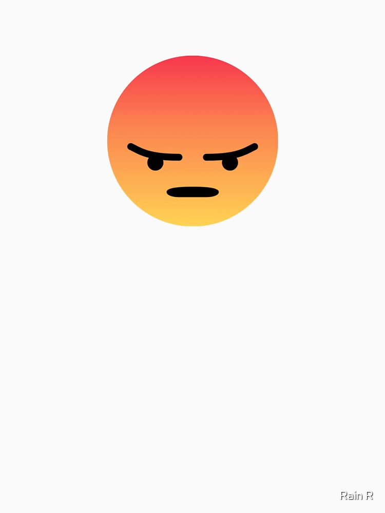 "angry react emoji" T-shirt by LORRAUN | Redbubble