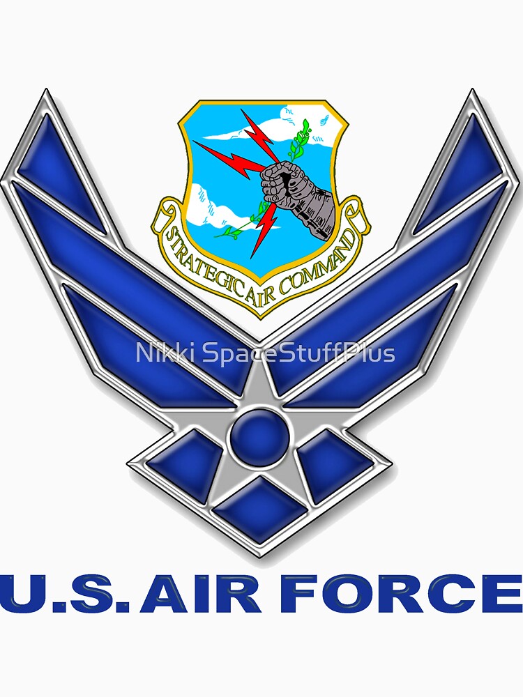 "Strategic Air Command (SAC) Crest" T-shirt for Sale by Spacestuffplus ...