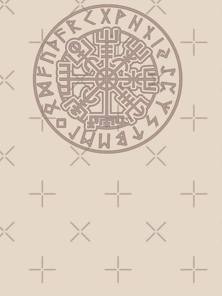 "Viking Compass Runes Nordic Runic Ring Symbol Protection Vegvisir ...