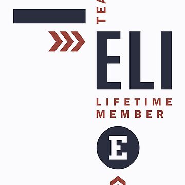 "Team Eli" Sticker for Sale by cidolopez | Redbubble