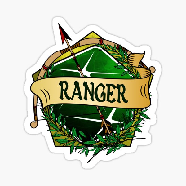 "DND - Ranger" Sticker for Sale by OtakuAttack | Redbubble