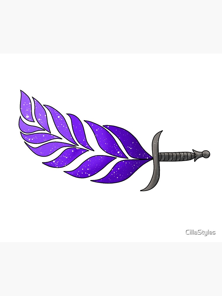 "Feather sword" Poster for Sale by CillaStyles | Redbubble