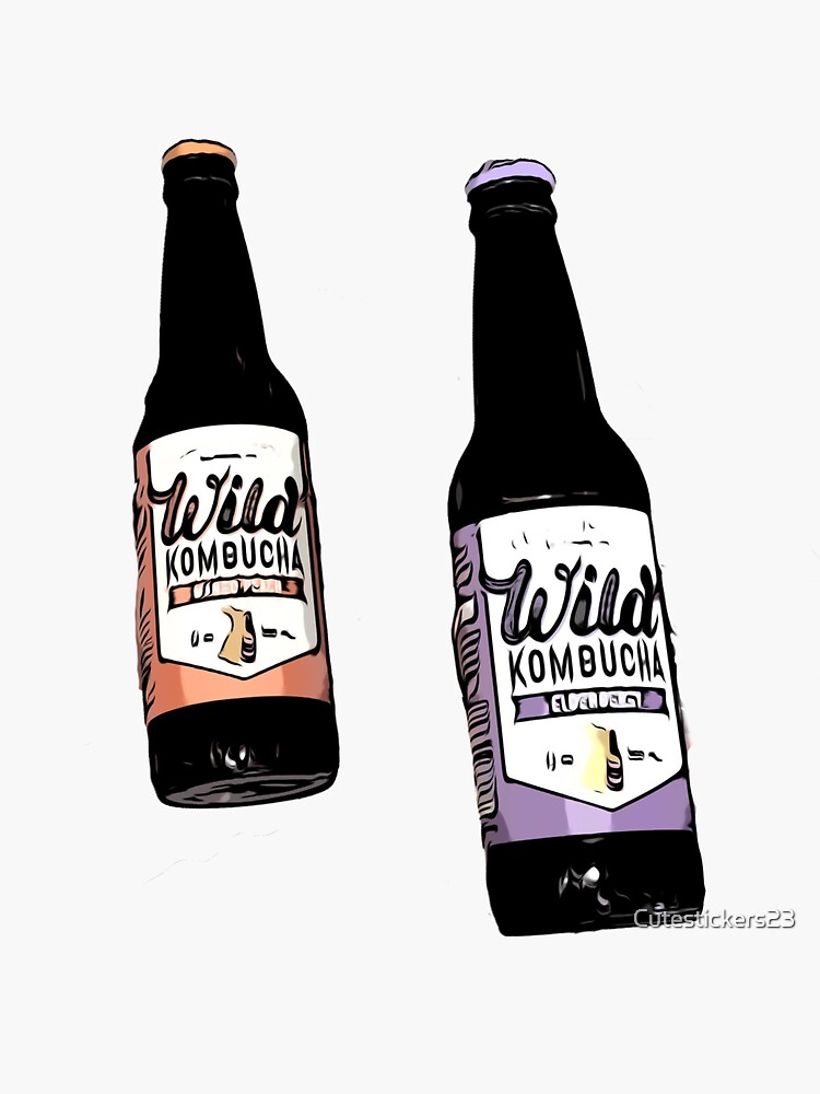 "Kombucha Sticker" Sticker for Sale by Cutestickers23 | Redbubble