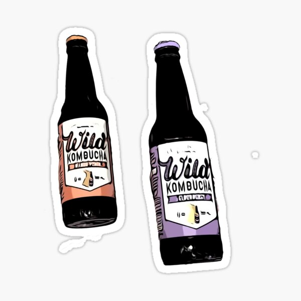 "Kombucha Sticker" Sticker for Sale by Cutestickers23 | Redbubble