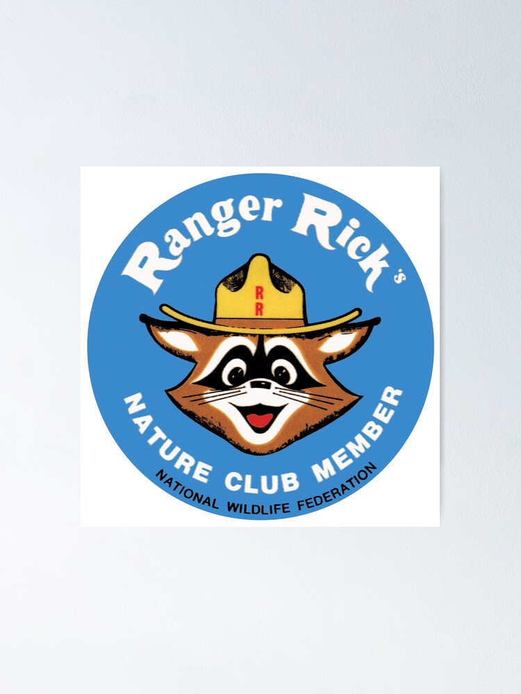 "Ranger Rick's Nature Club Vintage Member Badge" Poster for Sale by ...