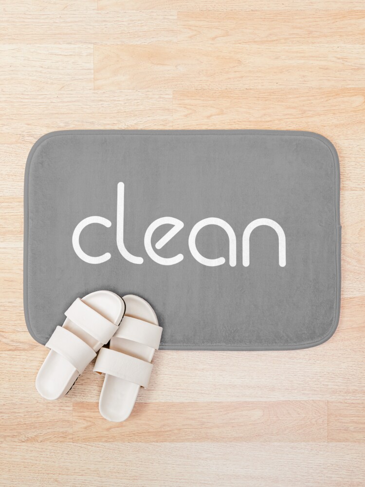 "Clean. White on Grey. Minimalist Modern Neutral Bathroom Decor " Bath ...