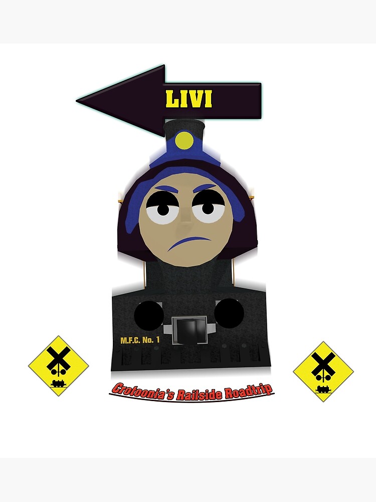 "Crotoonia's Railside Roadtrip - Livi" Poster for Sale by ...