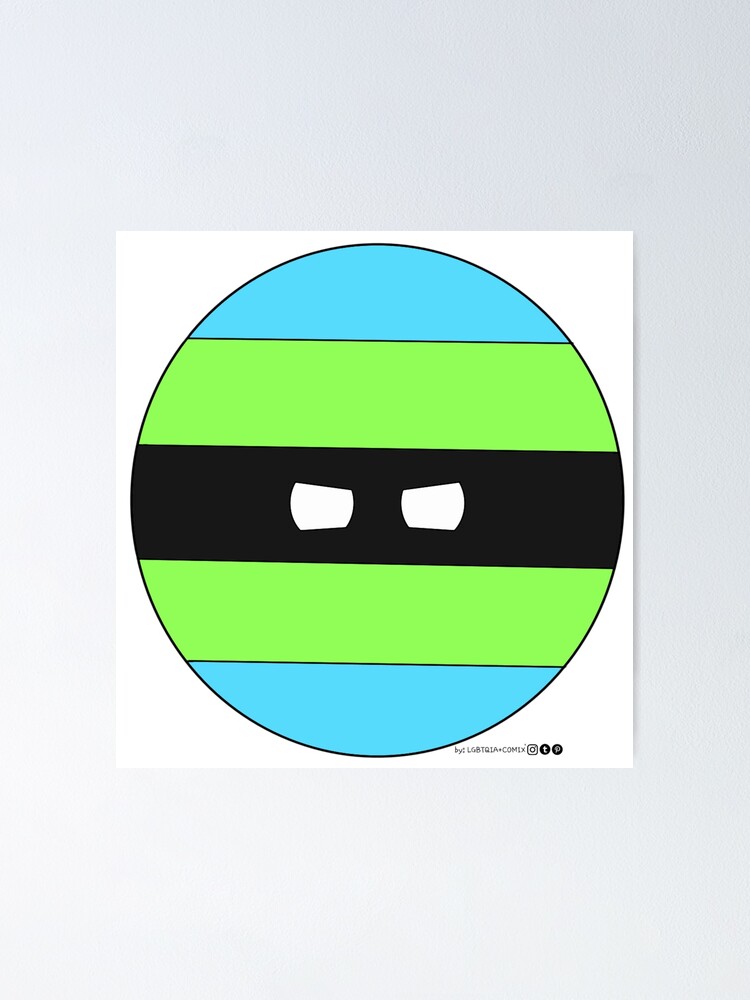 "Quoigender Face!" Poster by LGBTQIACOMIX | Redbubble