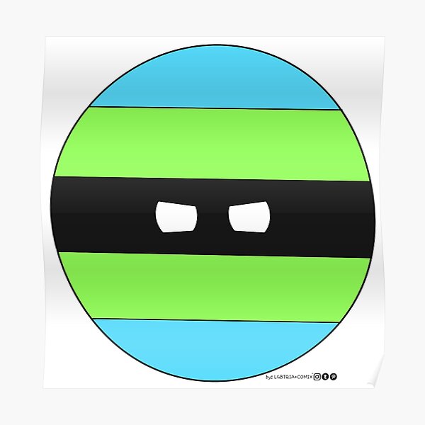 "Quoigender Face!" Poster by LGBTQIACOMIX | Redbubble
