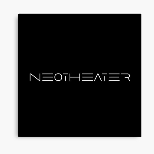 "Neotheater Digital Logo" Canvas Print for Sale by usernate | Redbubble