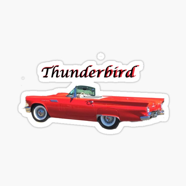 Ford Thunderbird Stickers | Redbubble