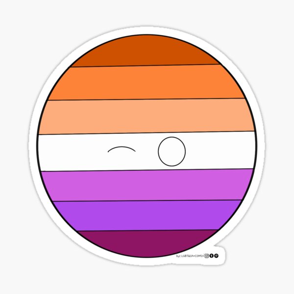 "New Lesbian Face!" Sticker by LGBTQIACOMIX | Redbubble