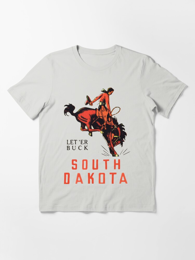 "South Dakota SD State Vintage Travel Decal" T-shirt for Sale by ...
