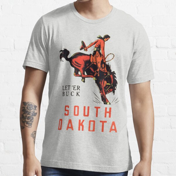 "South Dakota SD State Vintage Travel Decal" T-shirt for Sale by ...