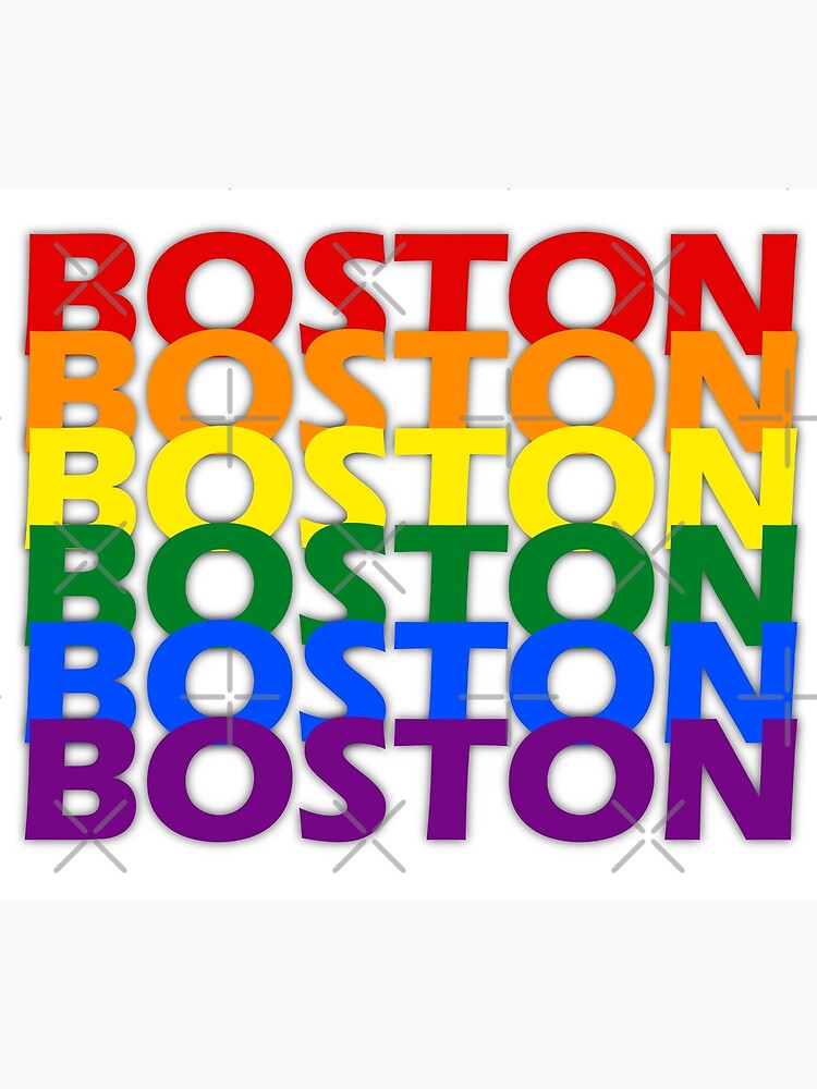 "Boston Pride!" Poster by rimianika | Redbubble