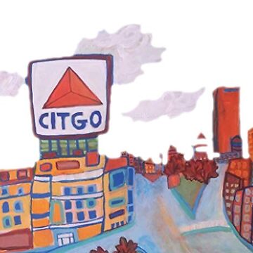 "Boston Citgo Views" Sticker for Sale by marblequeen | Redbubble