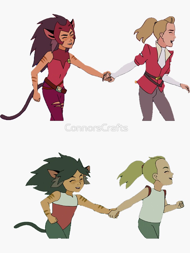 "She-Ra - Pair of Alora and Catra Stickers (She-Ra and the Princesses ...