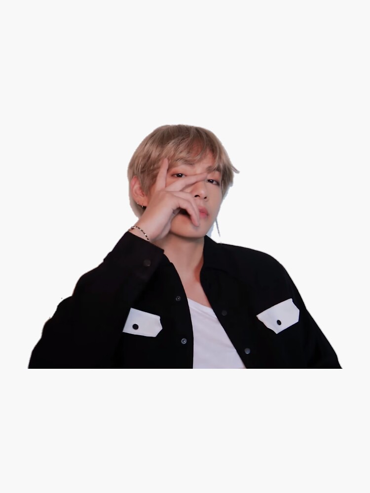 "BTS V " Sticker by justoneday | Redbubble