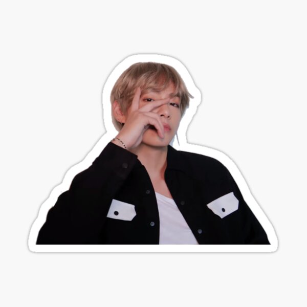 "BTS V " Sticker by justoneday | Redbubble