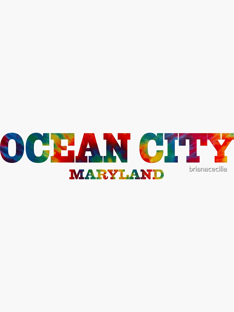 "Ocean City Maryland" Sticker for Sale by brianacecilia | Redbubble