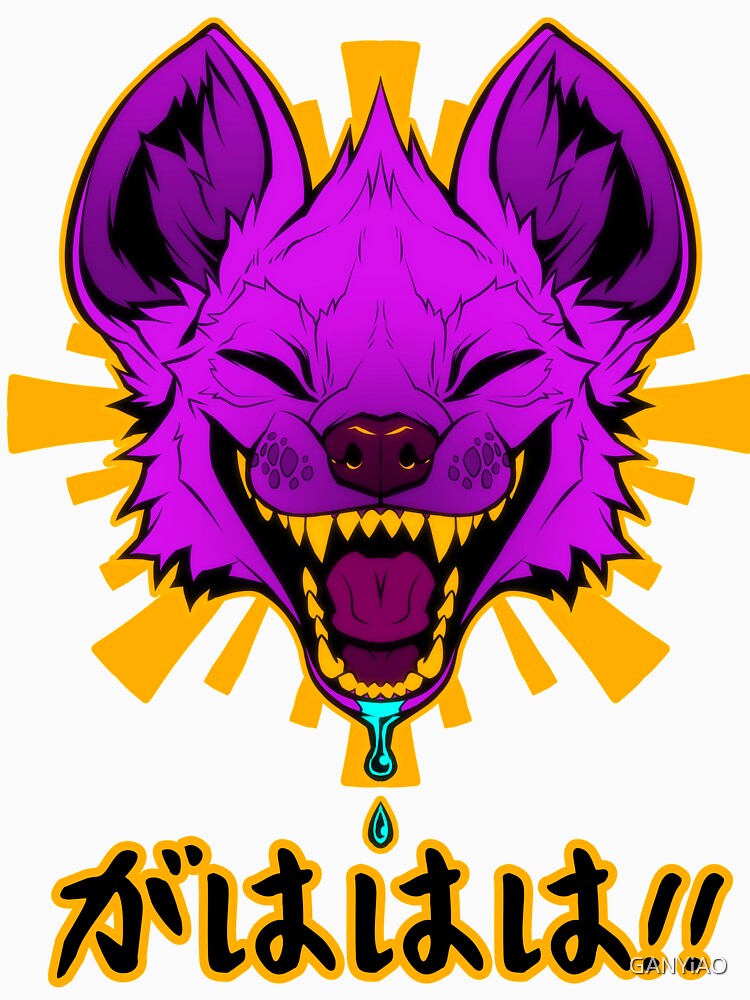 "GAHAHA!!" T-shirt for Sale by GANYiAO | Redbubble | hyena t-shirts ...
