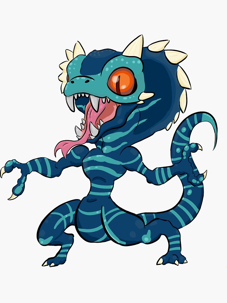 "Primal Rage Chibi Vertigo" Sticker for Sale by Creacher Preature ...