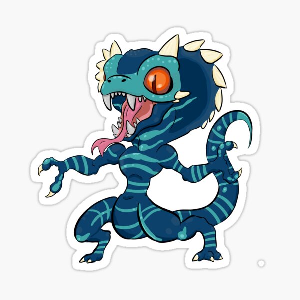 "Primal Rage Chibi Vertigo" Sticker for Sale by Creacher Preature ...
