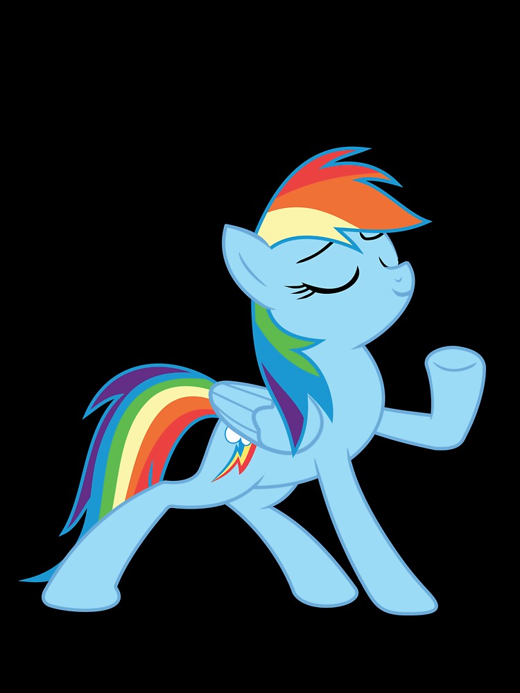 Rainbow Dash Running Scared