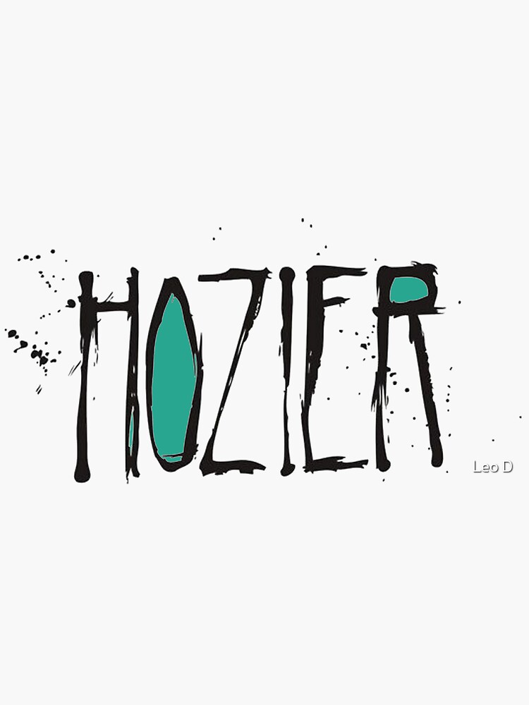 "Hozier Logo Design" Sticker for Sale by adriyee | Redbubble