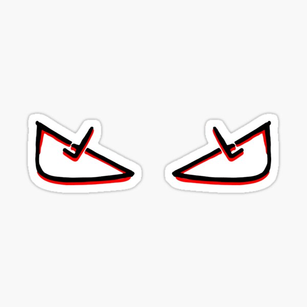 Fendi Eyes Stickers | Redbubble