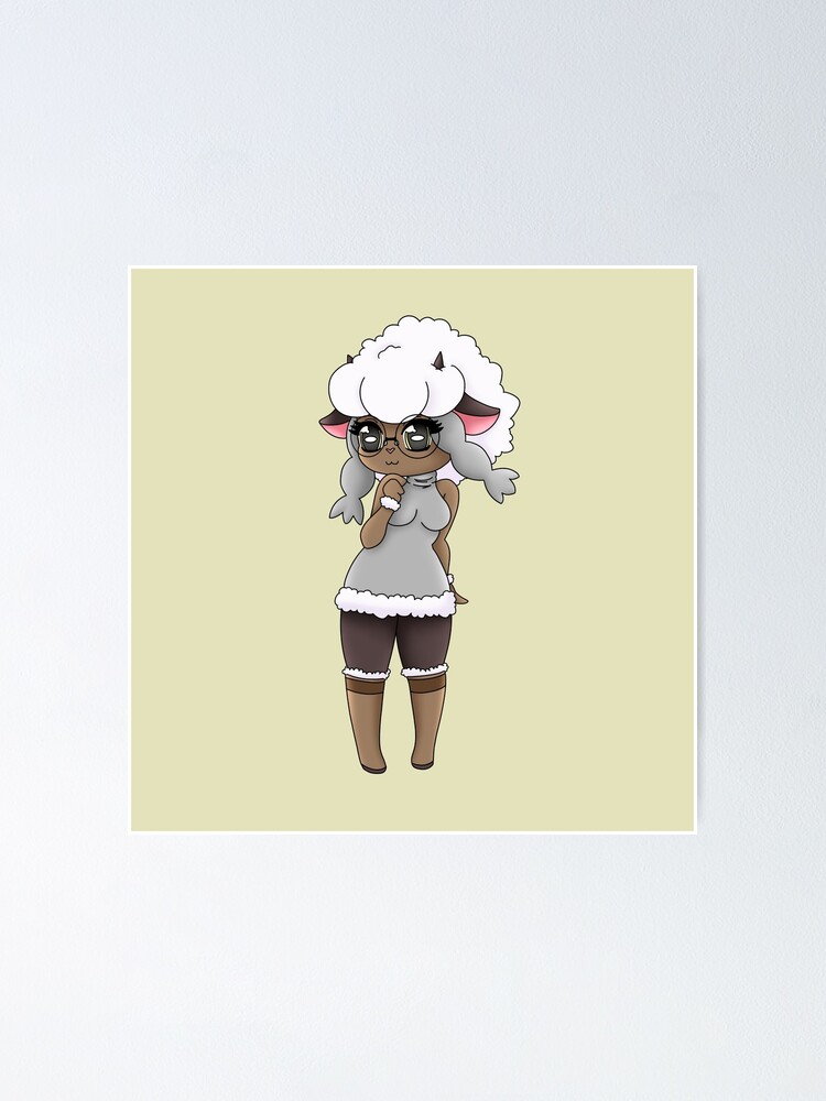"Wooloo Chibi-Girl Fusion" Poster by Udahara | Redbubble