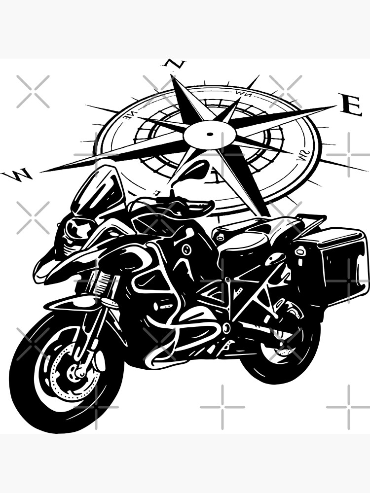 Adventure Motorcycle Premium Matte Vertical Poster sold by DanieCheng ...