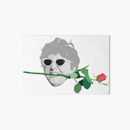 "Lewis Capaldi Rose Art" Art Board Print for Sale by NienkeBastille ...