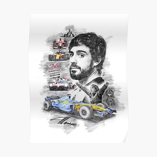 Pósters: Fernando Alonso | Redbubble